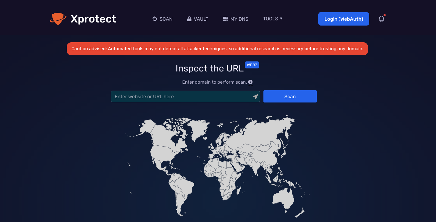 Website Security Scan - Xprotect
